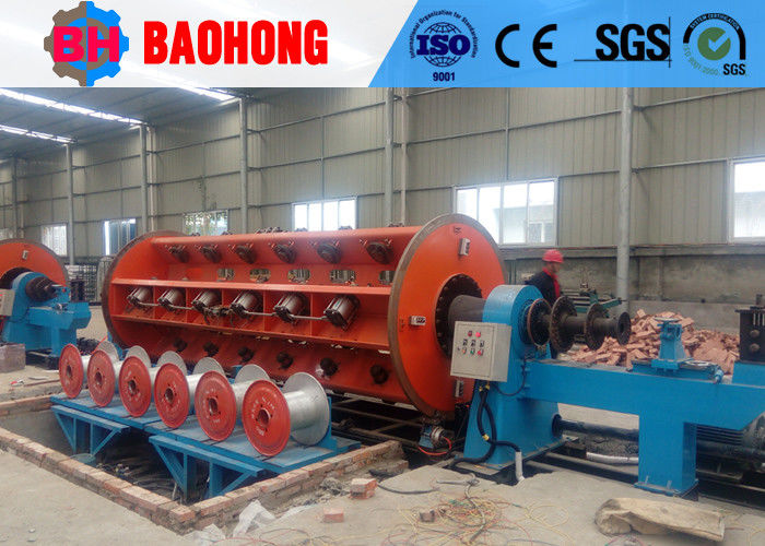 Rigid Strander Wire Cable Making Machine 12+18+24 For 630 mm Reel
