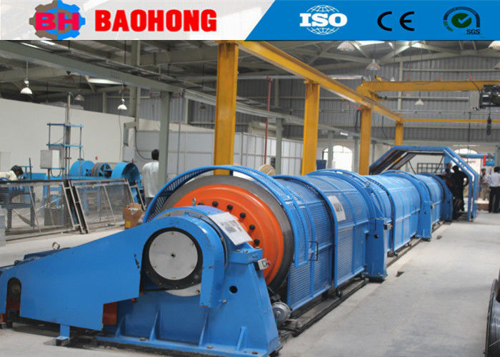 7 Wires Tubular Type Stranding Machine With Back Twist 630 500 400 Bobbin