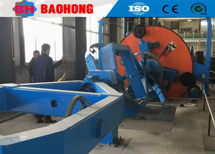 Electric Wire Cable Laying Up Machine Cradle Type 21RPM Rotation