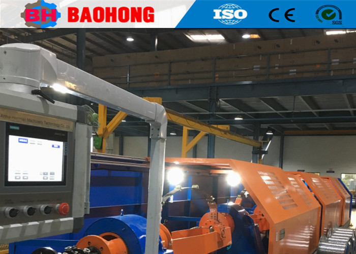 1000RPM Carbon Bow Skip Wire Stranding Machine With Wire Broken Detecting