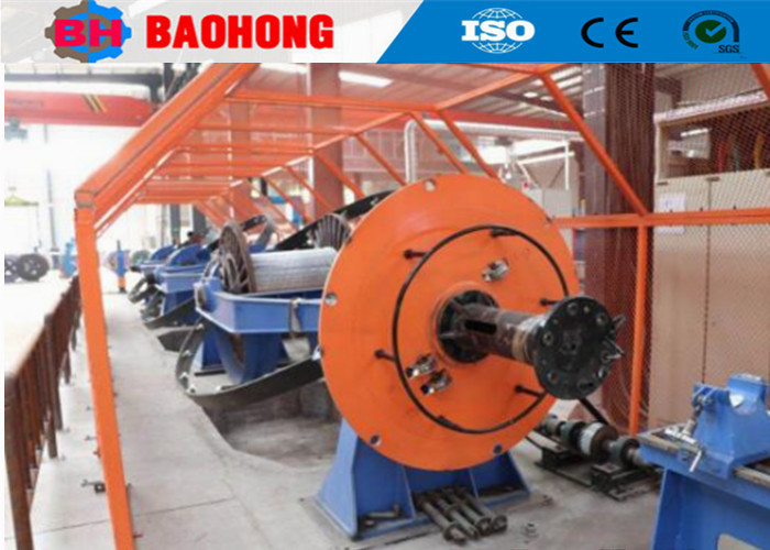 Copper And Steel Wire Cable Skip Type Stranding Machine Galvanized ...