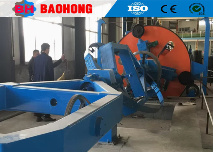 Electric Wire Cable Laying Up Machine Cradle Type 21RPM Rotation