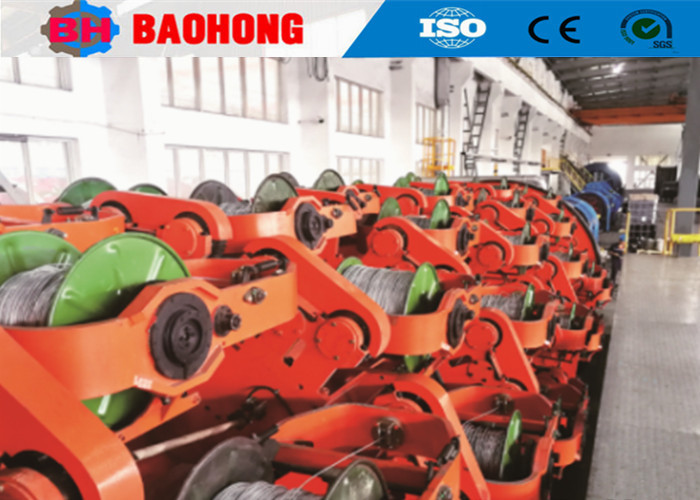Copper Aluminum Cable Twister Machine With Steel Wire Armouring