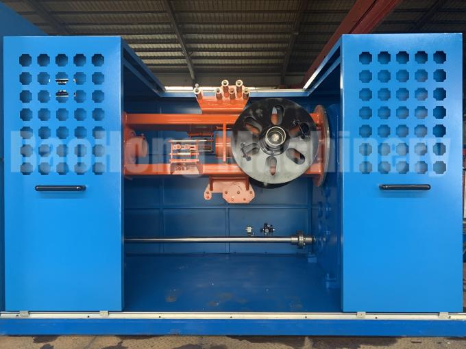 Multi Layer Concentric Horizontal Tape Wrapping / Taping Machine For Cables