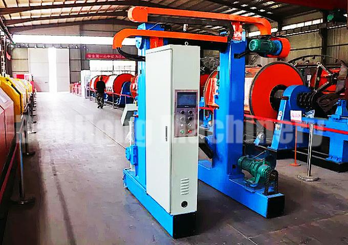 Welding Wire Rewinding Machine / Copper Cable Auto Rewinding Machine